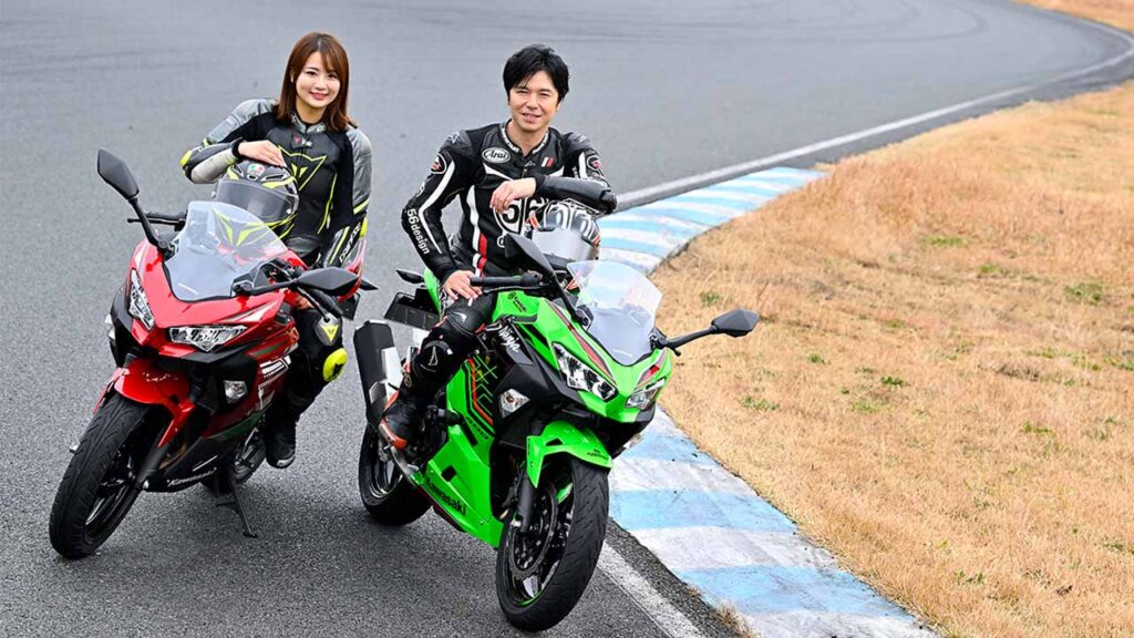 元MotoGPライダーとバイク女子がガチで乗ってみた！【KAWASAKI Ninja 400 KRT EDITION×Ninja 250】 - 【公式】RIDERS CLUB（ライダースクラブ）